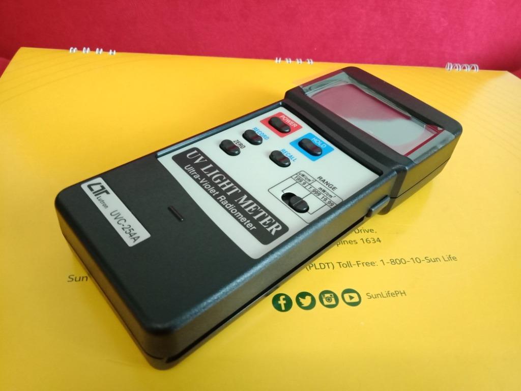 UVC Light Meter, UV Light Meter, Lutron, UVC-254A, Commercial ...