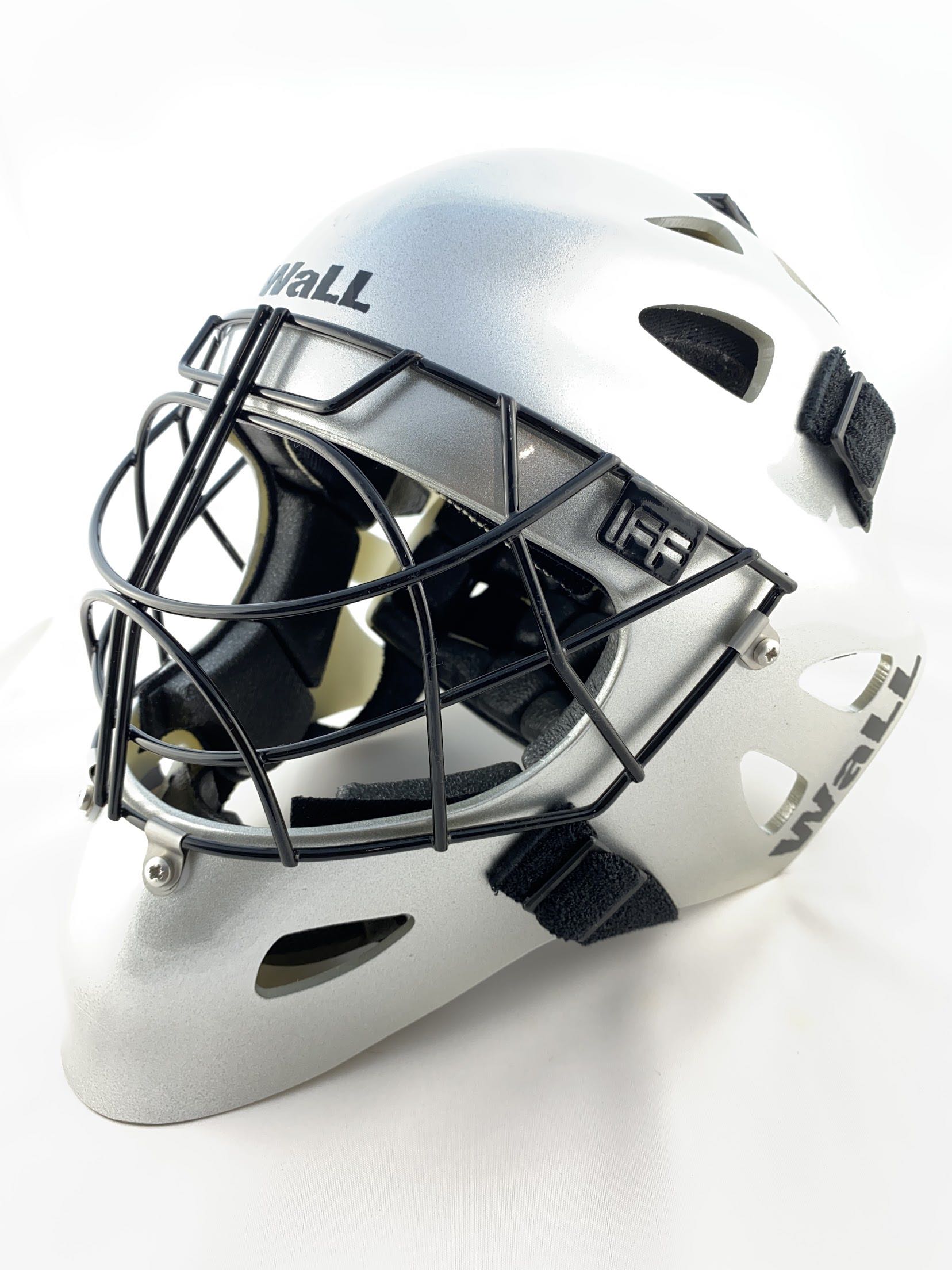 Wall W3F Special Edition Silver Floorball Goalie Mask/Helmet, Sports ...