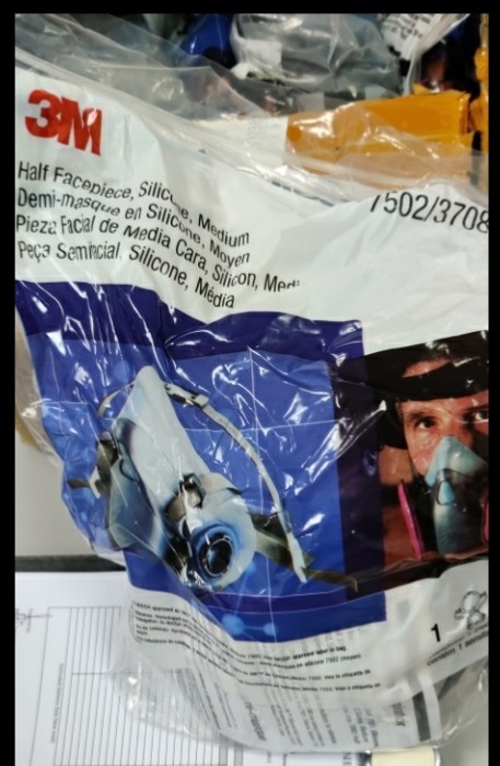 3M 7500 Series (7502) Half Facepiece Reusable Respirator (Medium-M ...