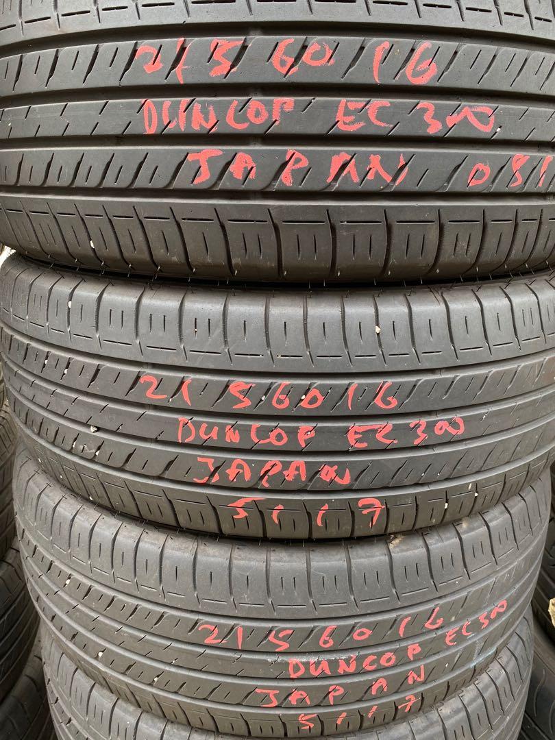 215/60R16 Dunlop Japan Used Tyre 70%, Car Accessories, Tyres & Rims on ...