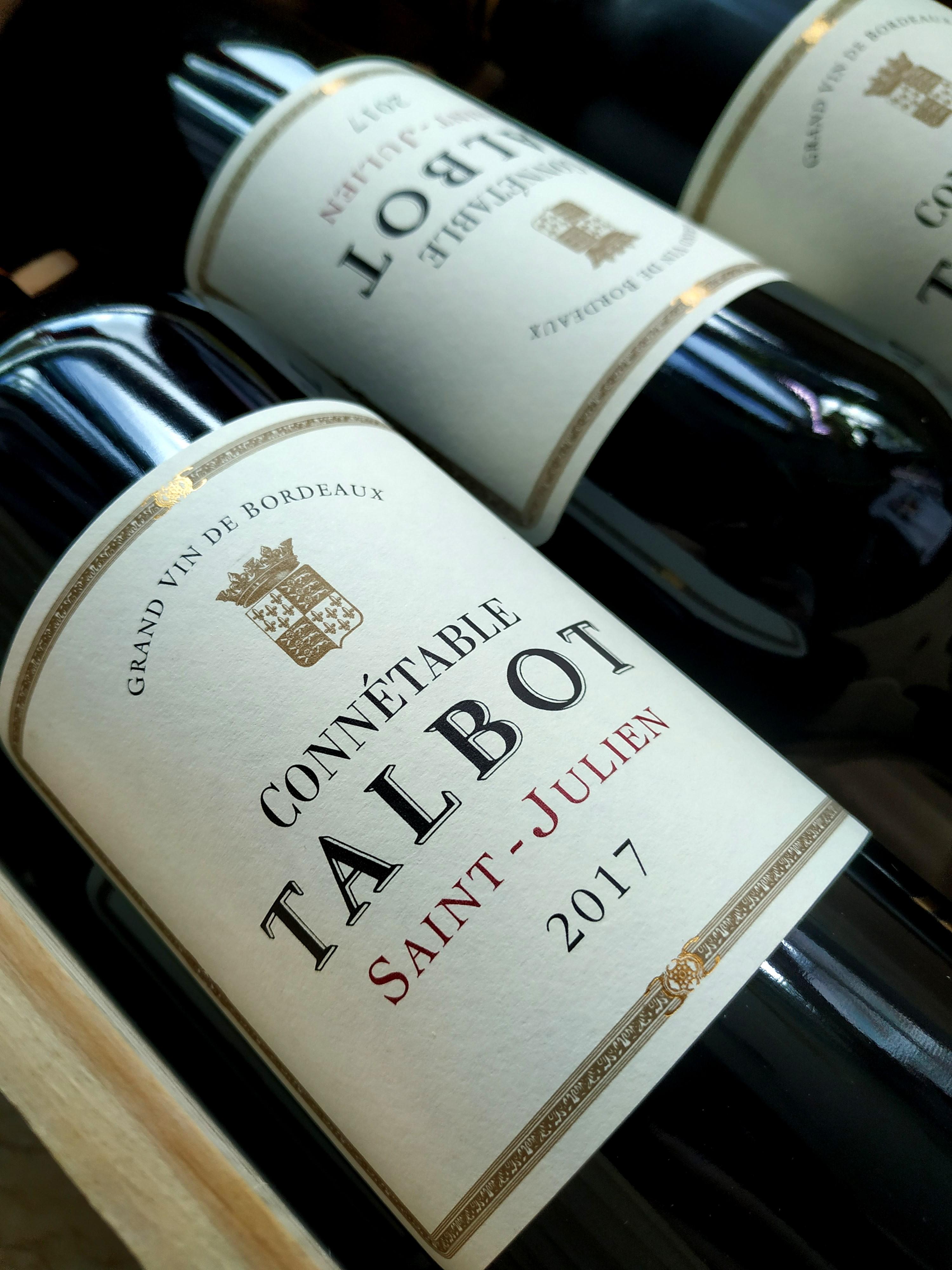 （6支以上包送貨及95折)熱賣系列 chateau talbot "connetable talbot" 2017, 嘢食 & 嘢飲, 酒精 ...