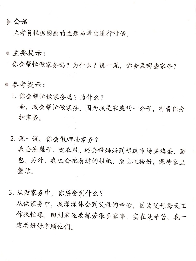 PSLE P5 P6 Chinese Oral Conversation 小六口试会话 - 15 Pages, Hobbies & Toys ...