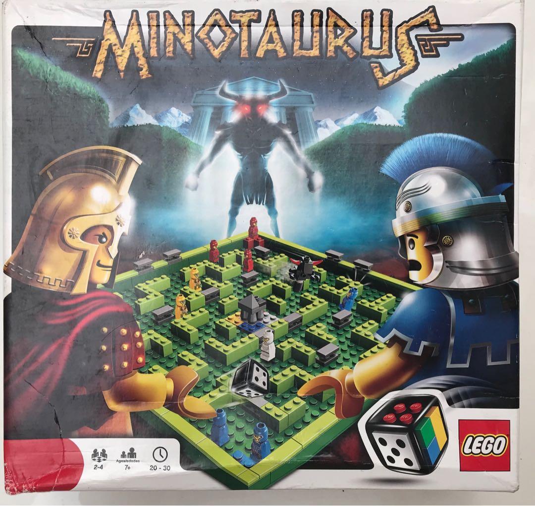 平售 絕版 Lego 3841 Minotaurus Board Game 迷宮棋遊戲 可以4個人玩, 玩具 & 遊戲類, 玩具 ...