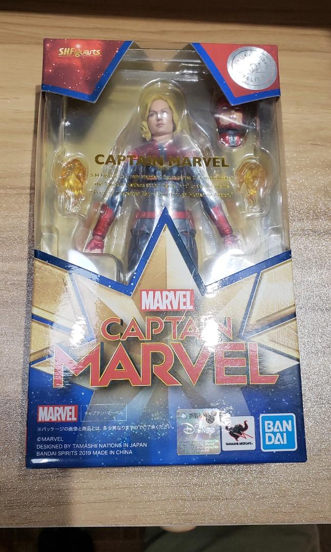 行版 全新 SHF Captain Marvel 驚奇隊長, 興趣及遊戲, 玩具 & 遊戲類 - Carousell