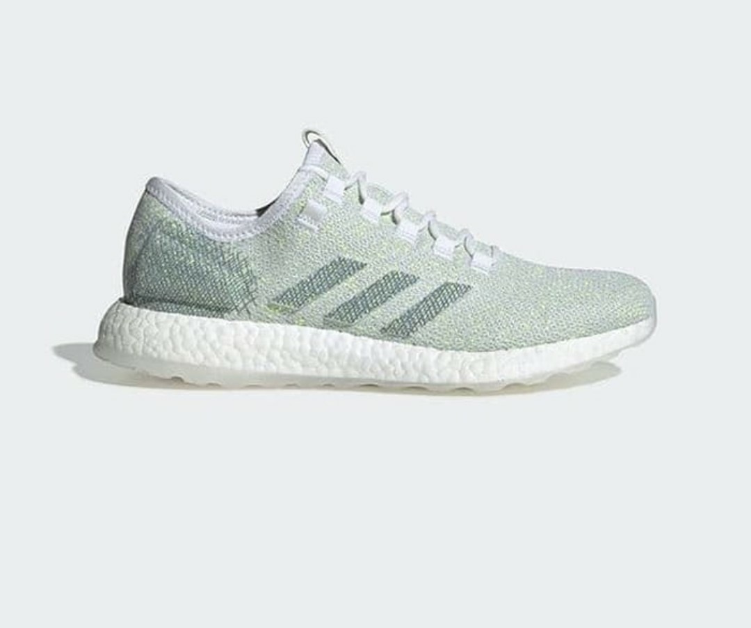 Adidas pureboost LTD ash green original BNIB, Fesyen Pria, Sepatu ...