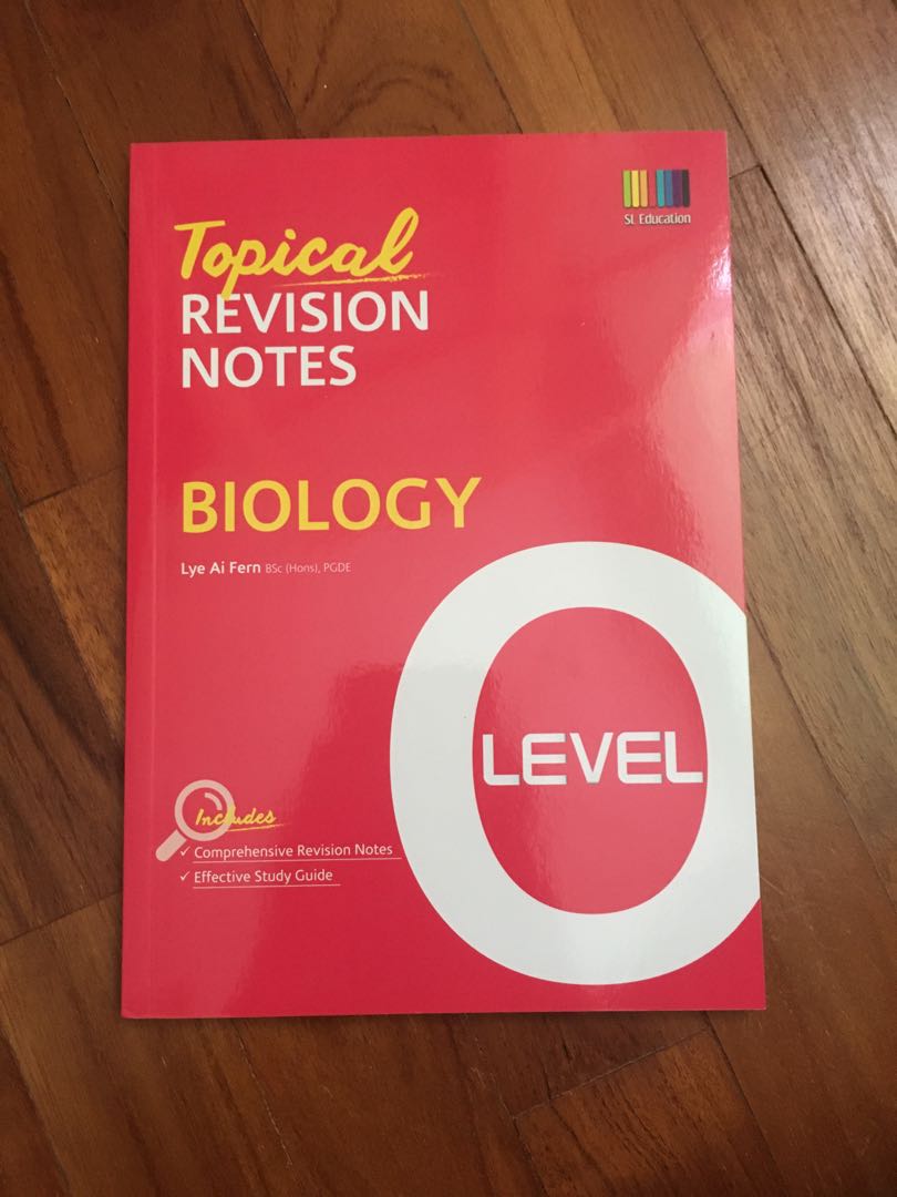 Biology O Level Topical Revision Notes, Hobbies & Toys, Books ...