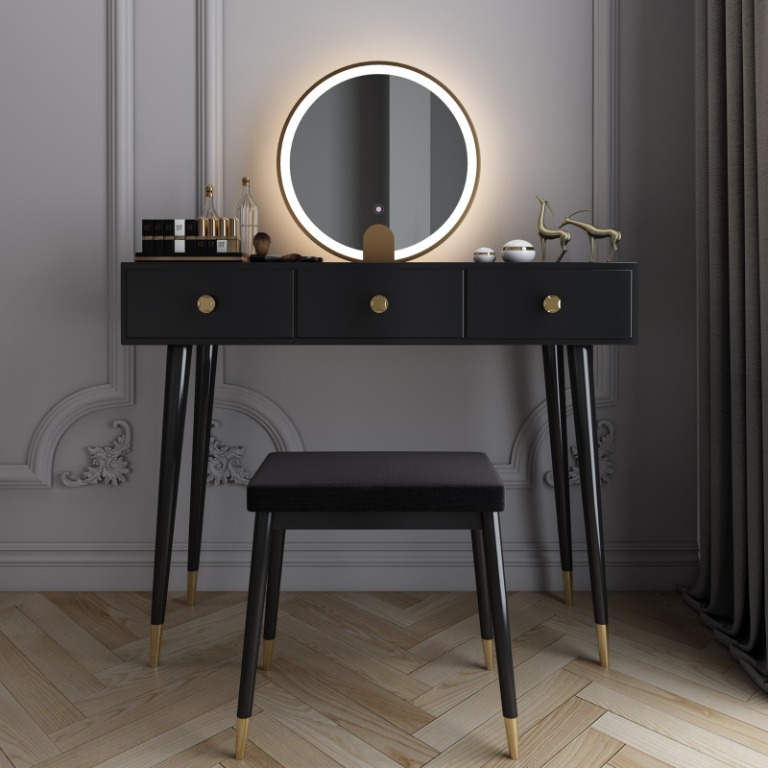 Blake Vanity Table Set | Vanity Desk Set | Dressing Table [SG STOCK ...