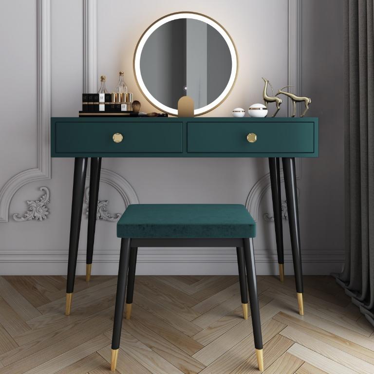 Blake Vanity Table Set | Vanity Desk Set | Dressing Table [SG STOCK ...