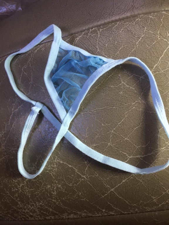 Blue G String panty, Women's Fashion, New Undergarments & Loungewear on ...