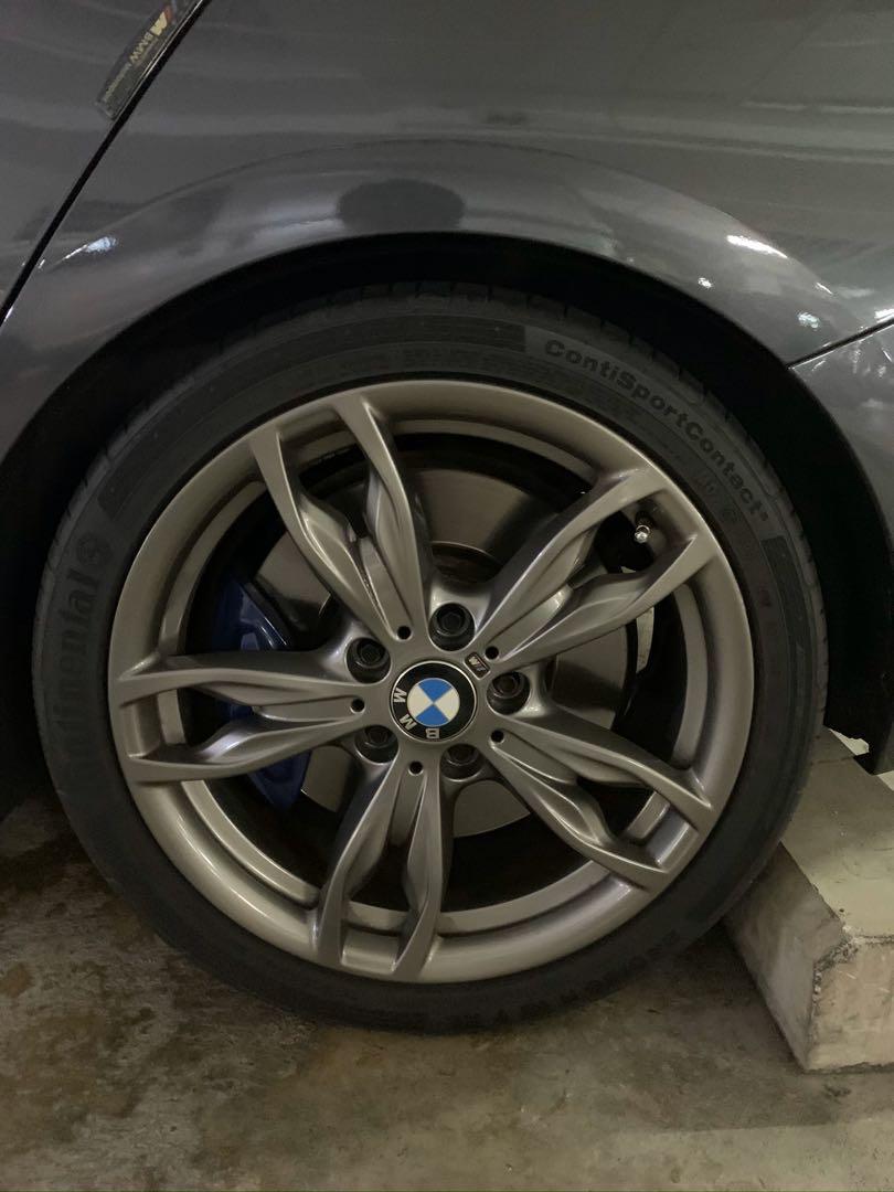 BMW 436M staggered rims, Car Accessories, Tyres & Rims on Carousell