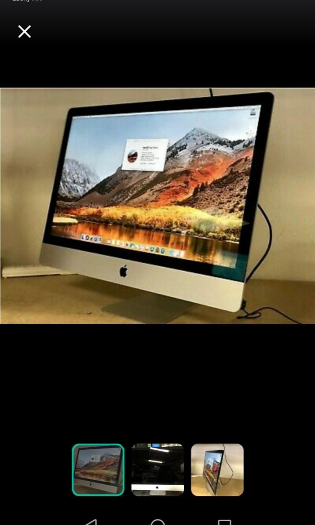 Broken screen imac 27" and broken motherboard water damage, 電腦＆科技, 電腦周邊 ...
