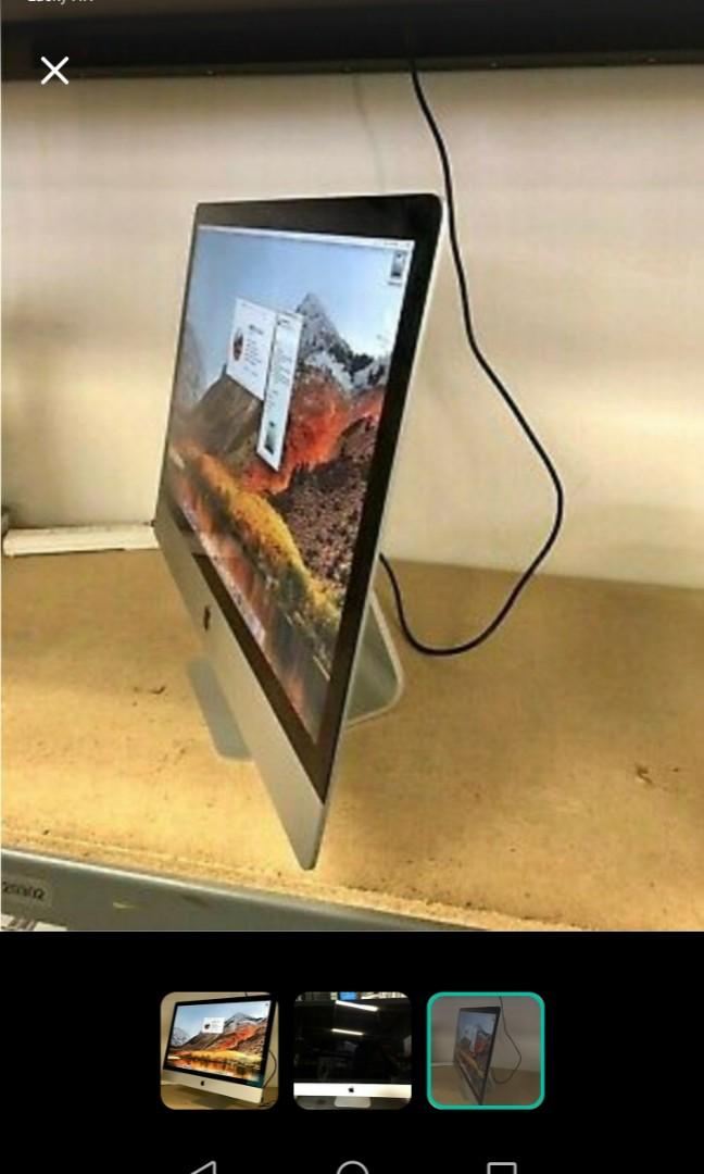 Broken screen imac 27" and broken motherboard water damage, 電腦＆科技, 電腦周邊 ...