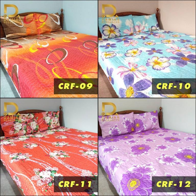 CADAR 3 IN 1 PATCHWORK SAIZ QUEEN CORAK BUNGA FARIDA REJECT, Furniture ...