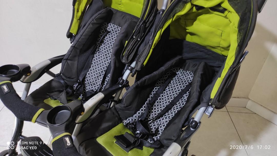 Combi Twin Stroller (side by side), Babies & Kids, Going Out, Strollers ...