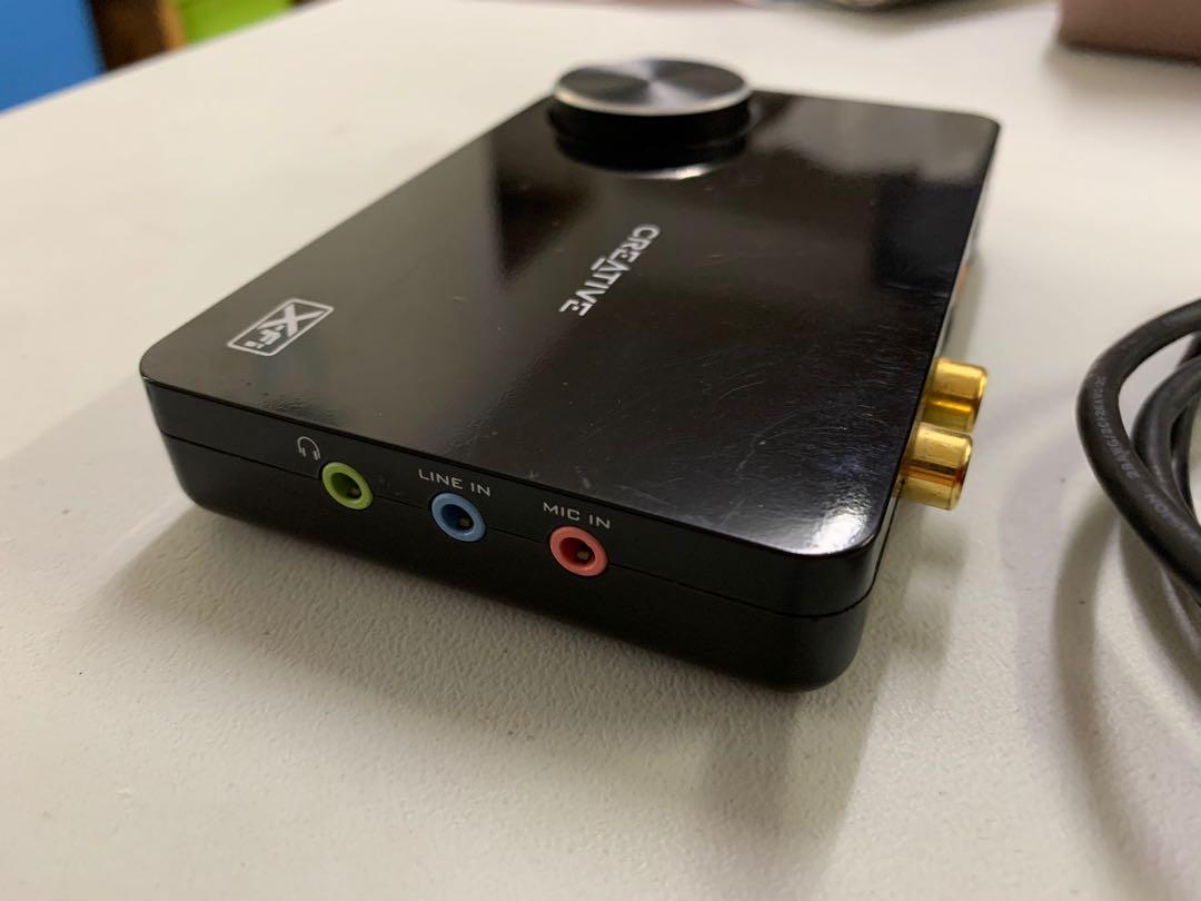 Creative X-Fi SB1090 external USB sound card, Audio, Portable Audio ...