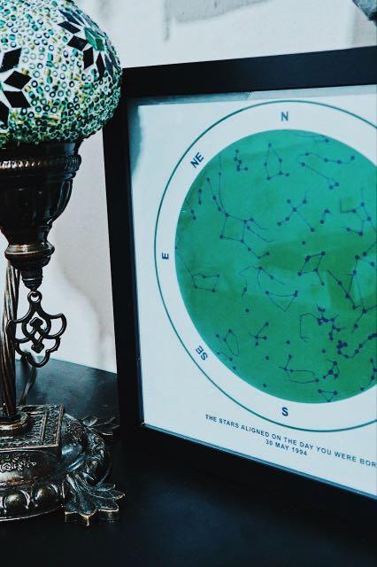 Custom Star Maps, Hobbies & Toys, Stationery & Craft, Art & Prints on ...