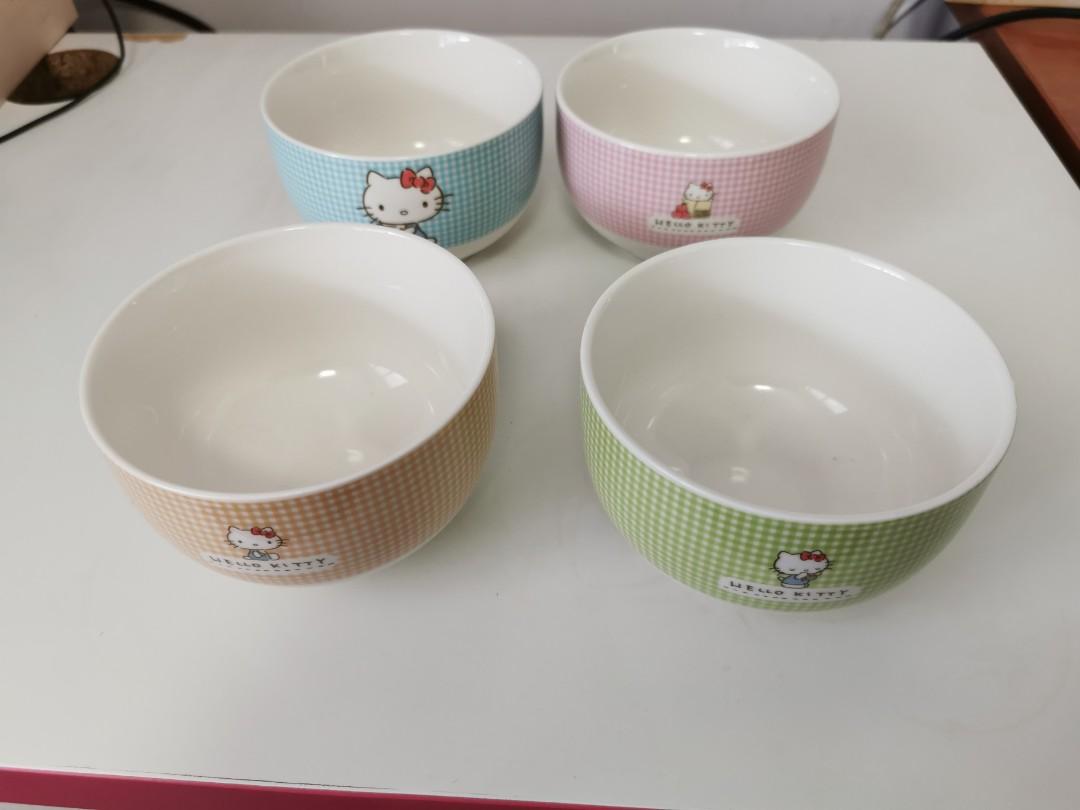 Darlie - Hello Kitty bowl (set of 4), Furniture & Home Living ...