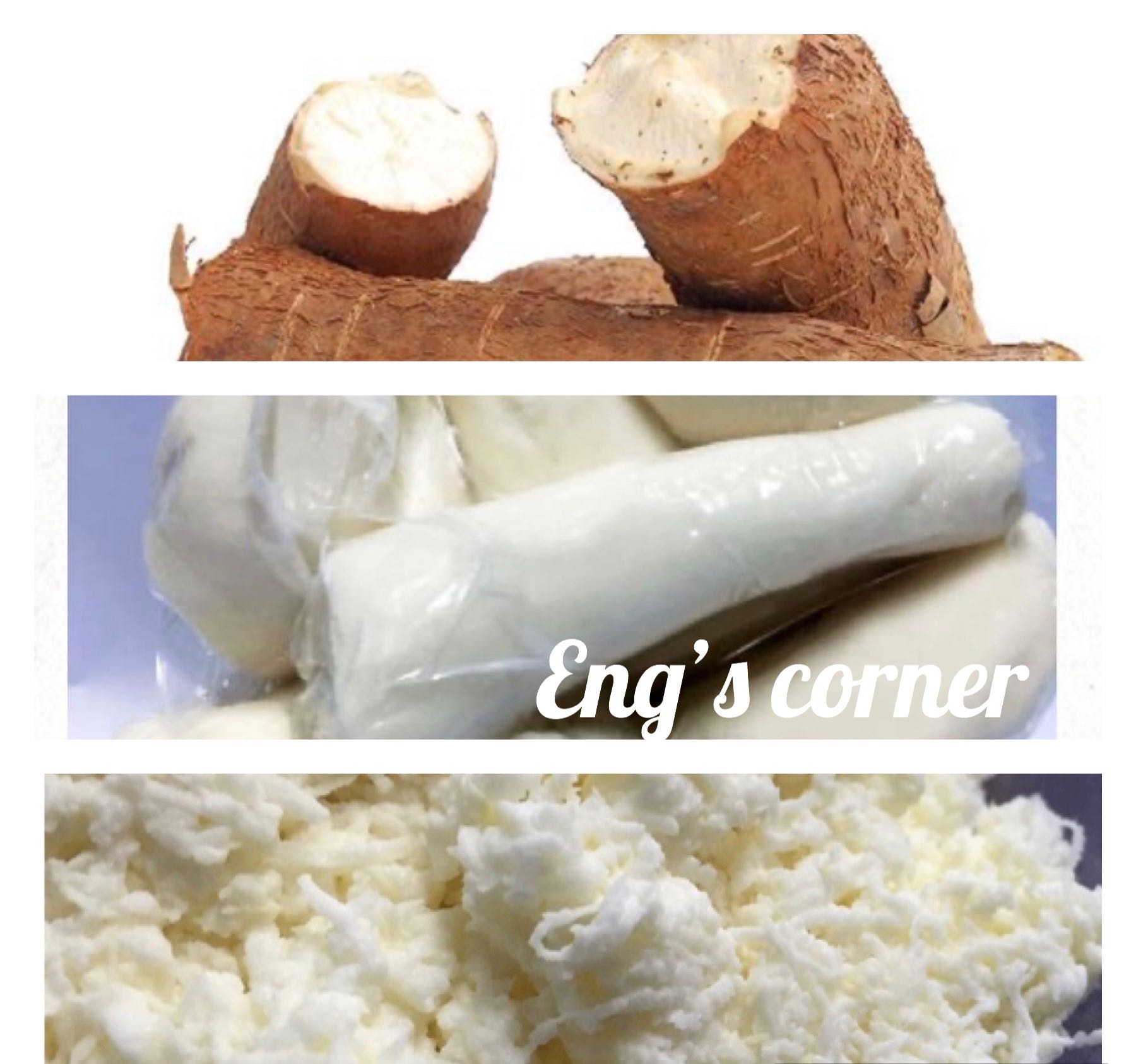 Freshly peel and grated Tapioca (uncooked), Babies & Kids, Bathing ...