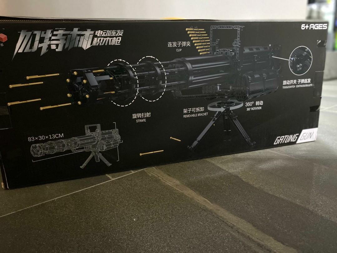 Gatling Machine Gun Block Block (can really shoot), Toys & Games ...