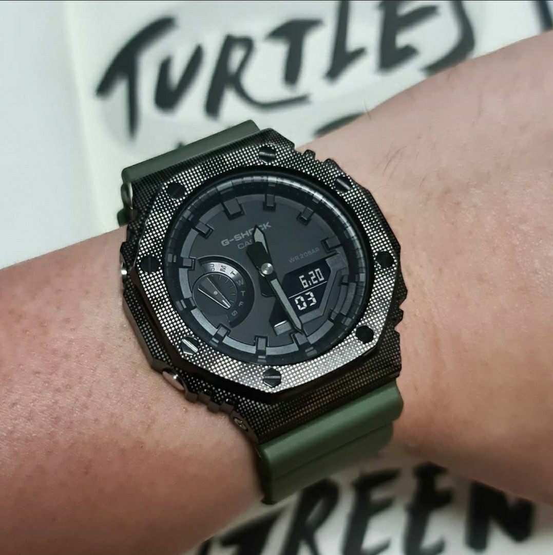 G-Shock GA2100 CasiOak Camo Metal Bezel Only, Mobile Phones & Gadgets ...