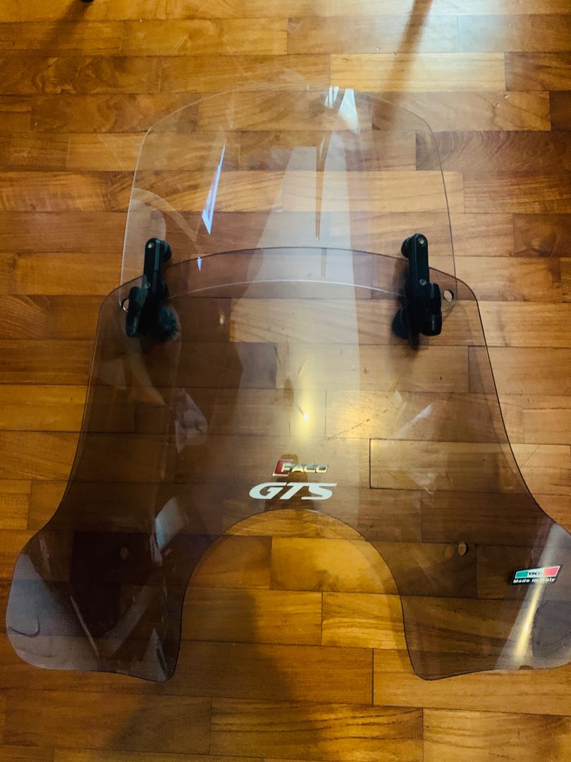 Vespa GTS 300 Faco Windshield Twin, Motorcycles, Motorcycle Accessories ...