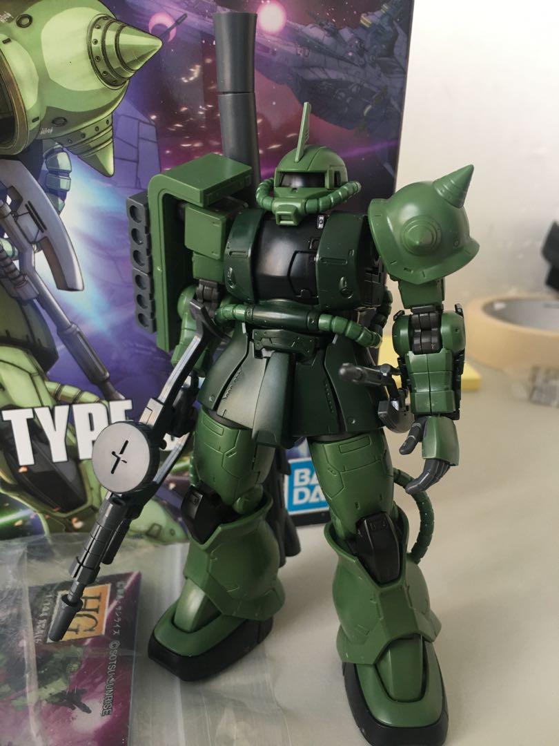 高達HG模型 PB限定 016 Zaku Desert Type C5 The Origin GTO 2盒 Gundam, 興趣及遊戲, 玩具 ...