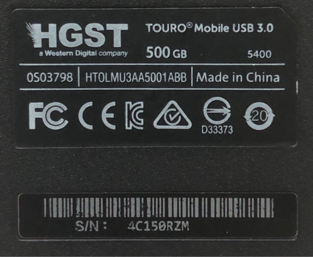 Hitachi Touro 500 GB USB External Hard Disk, Computers & Tech, Parts ...