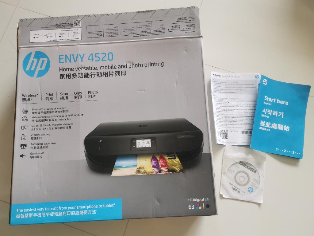 HP printer - Envy 4520 - all in one printer, Computers & Tech, Printers ...