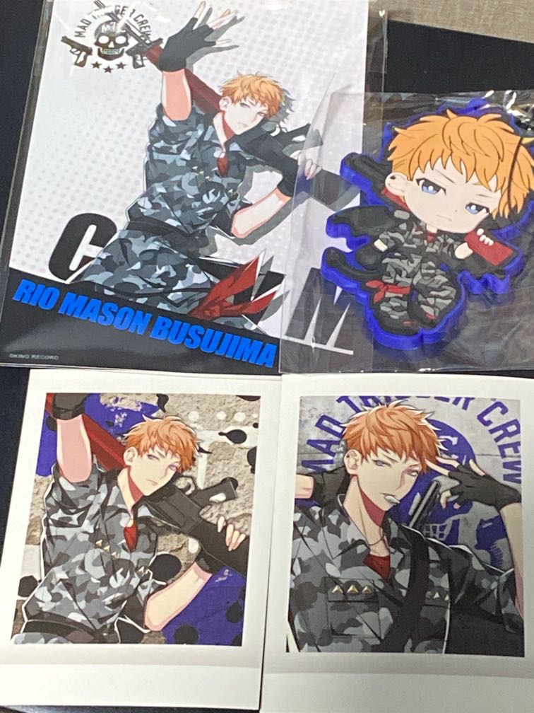 Hypnosis mic riou mason busujima set, Entertainment, J-pop on Carousell