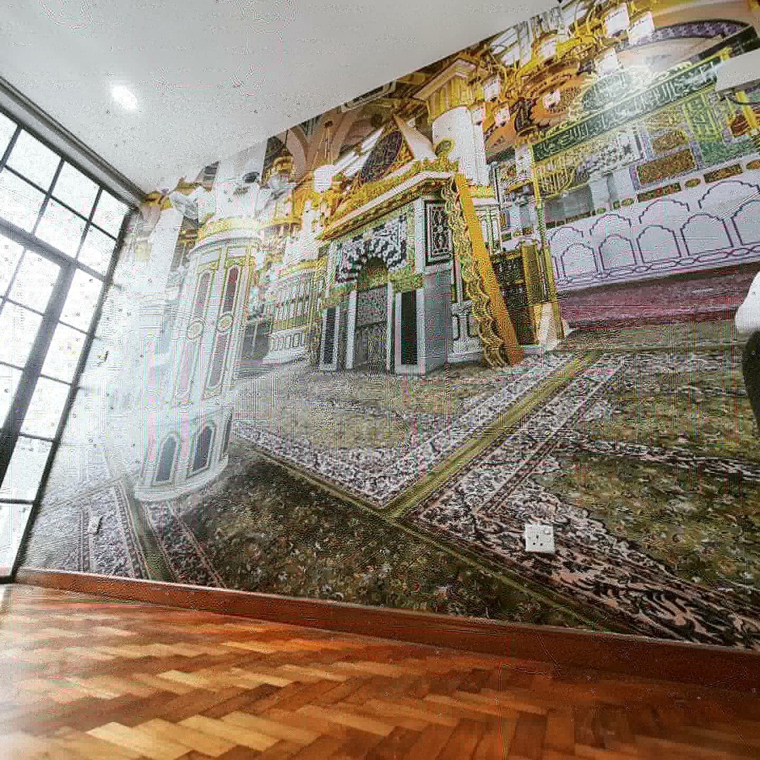 Islamic wall mural sticker, Furniture & Home Living, Home Decor, Wall ...