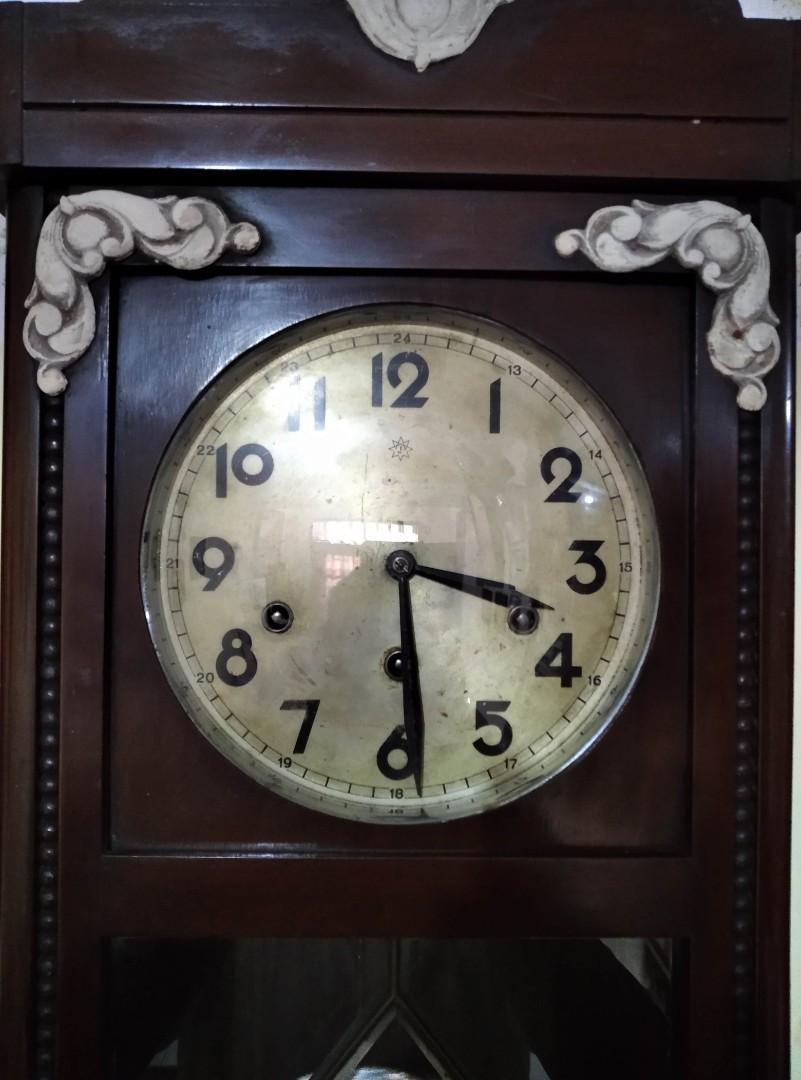 Jam Dinding Antik / Junghans W64, Antik, Jam & Perhiasan di Carousell