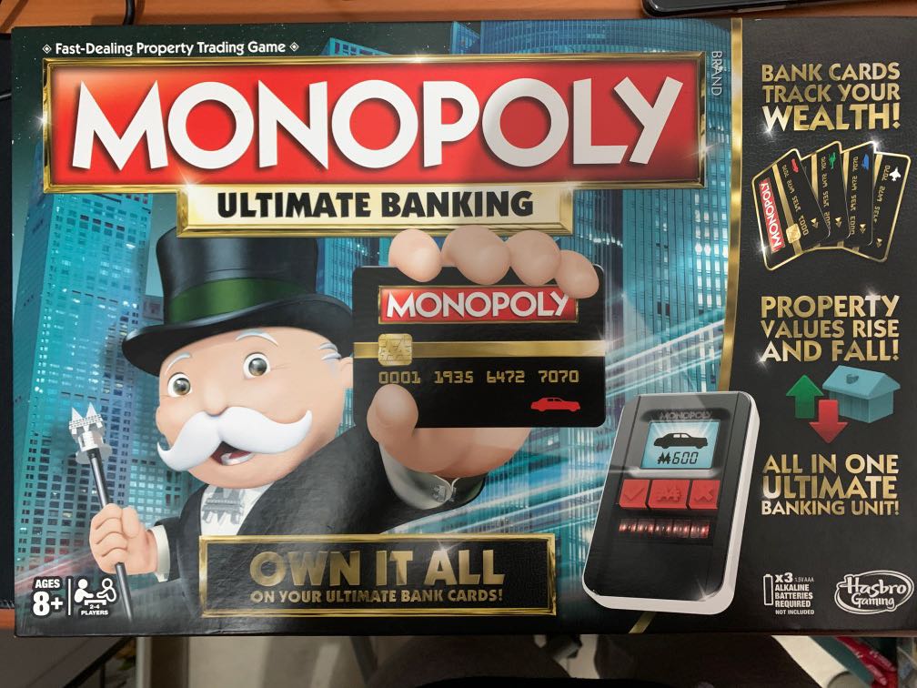 Monopoly Ultimate Banking, Toys & Games, Board Games & Cards on Carousell