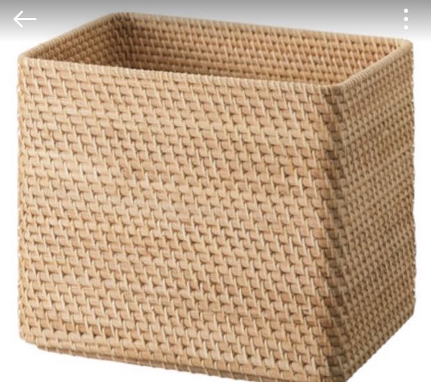 Muji Rattan Box, Furniture & Home Living, Home Improvement ...