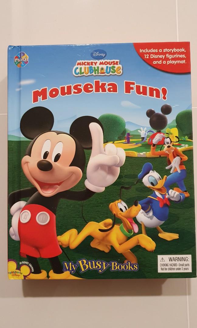 My Busy Book - Mickey Mouse, Hobbies & Toys, Books & Magazines ...
