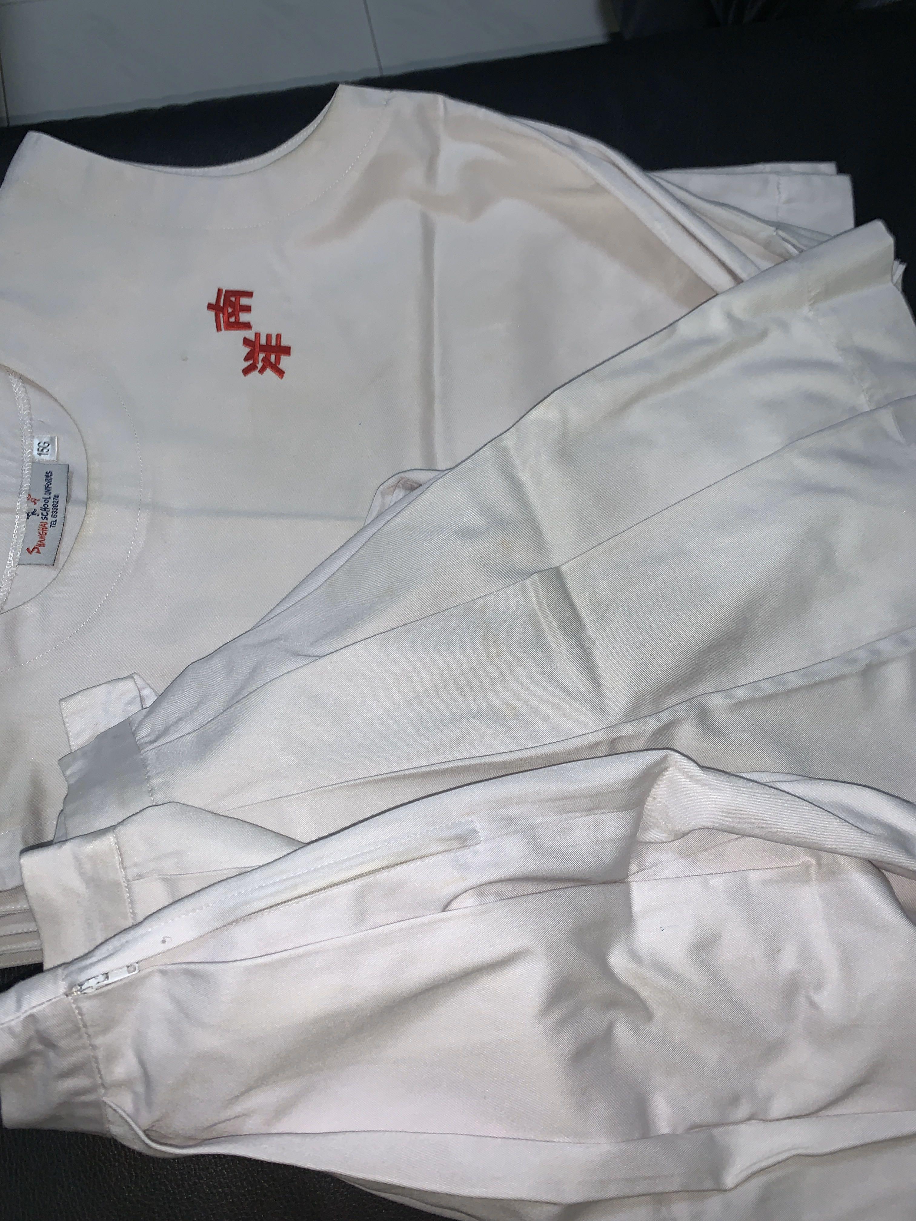 nygh nanyang girls high school uniform hongzi skirt shirt pe shorts ...