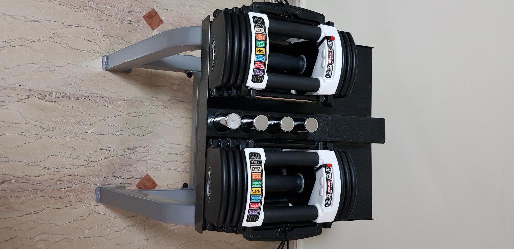 PowerBlock Adjustable Dumbbells(pair) + Stand : for Strength training ...