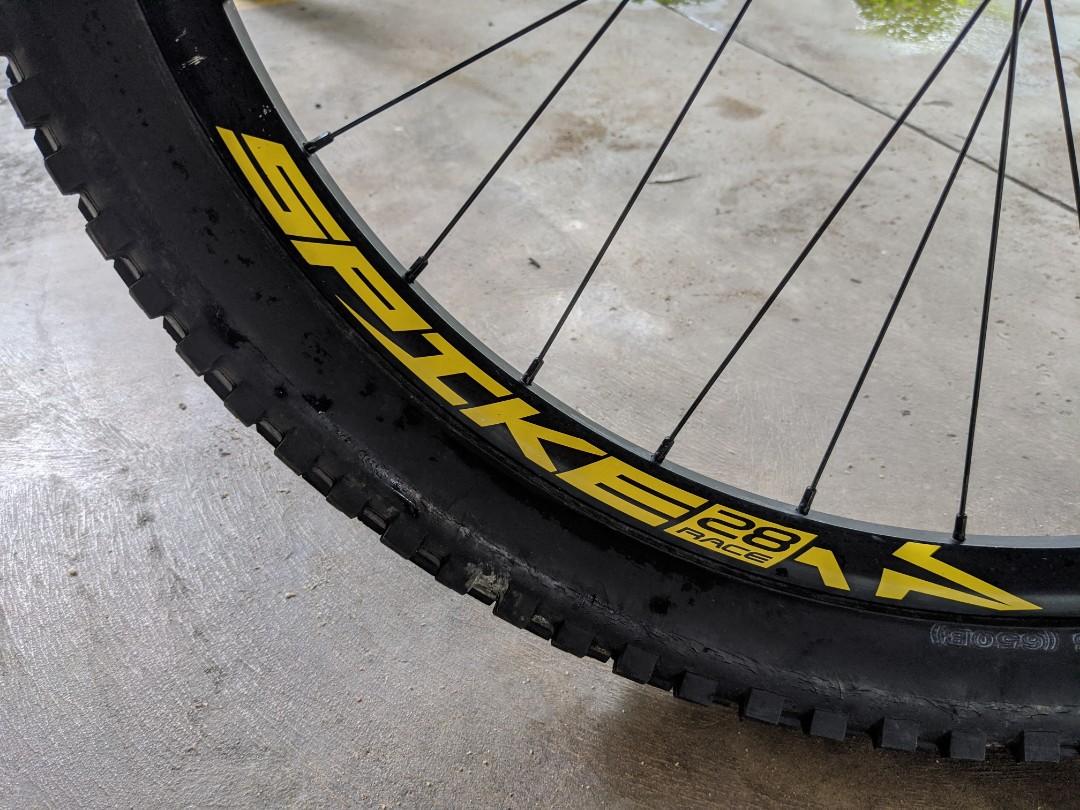 Production Privee Oka MTB 27.5 steel hardtail frame set M size rolling ...