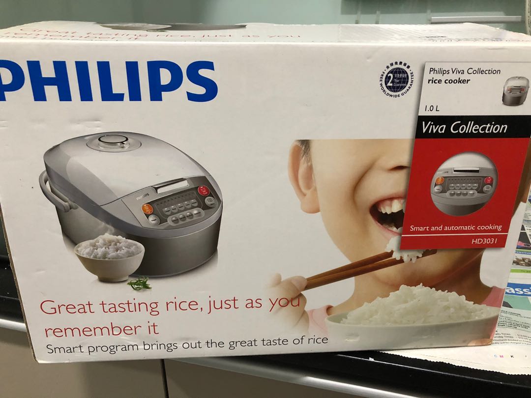 Rice cooker viva collection philips, TV & Home Appliances, Kitchen ...