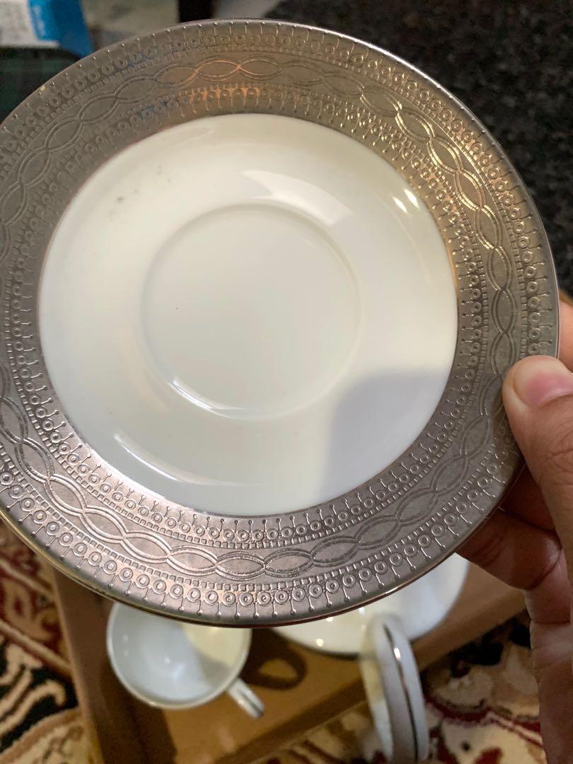 ROYAL MING TEA SET 24K GOLD DECO, Furniture & Home Living, Kitchenware ...