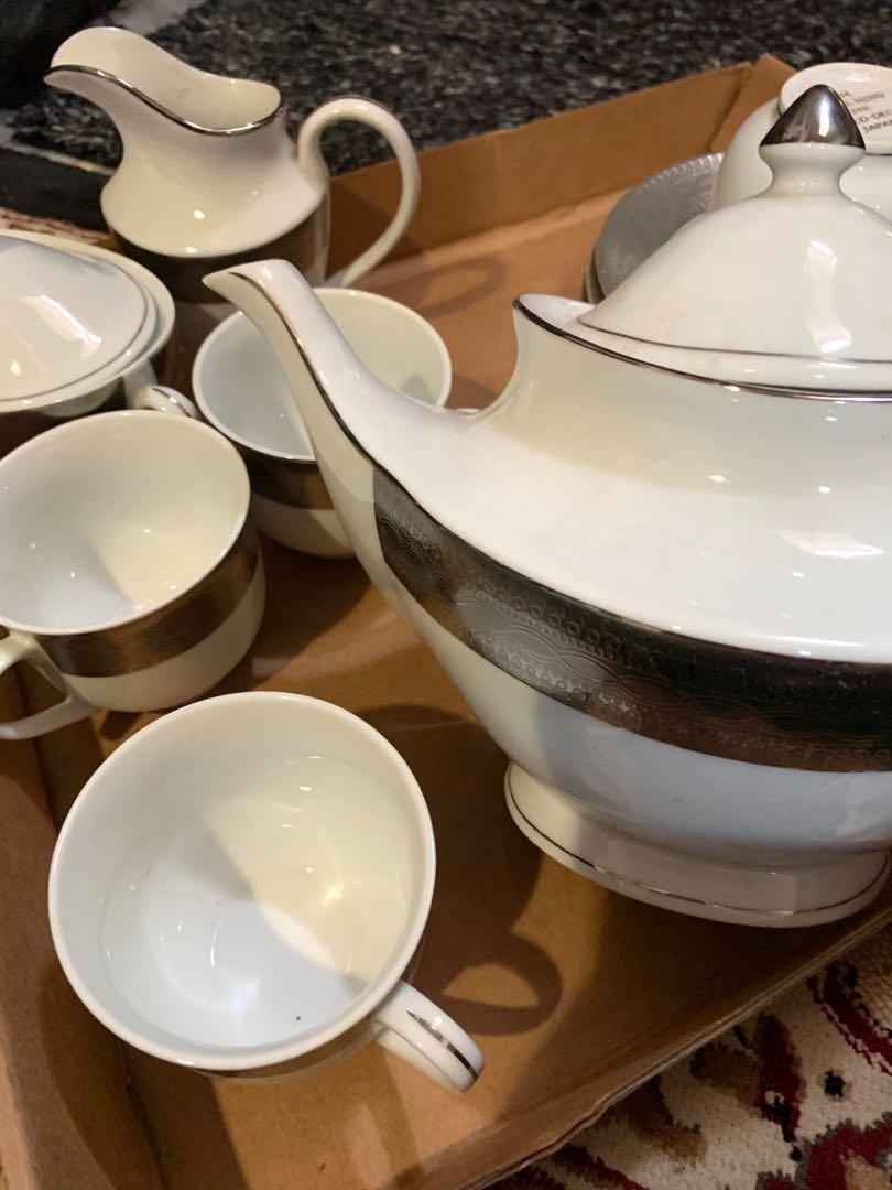 ROYAL MING TEA SET 24K GOLD DECO, Furniture & Home Living, Kitchenware ...