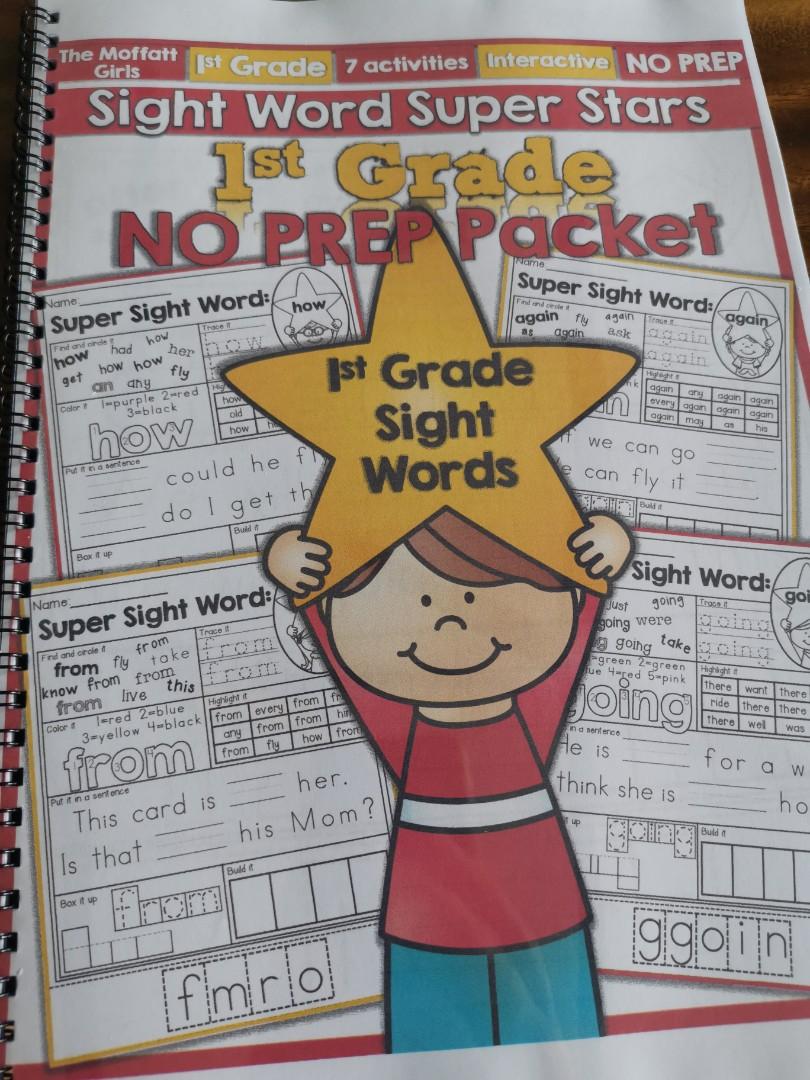 Super Sight words practises from k1 to primary school, Hobbies & Toys ...