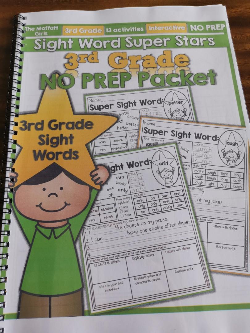 Super Sight words practises from k1 to primary school, Hobbies & Toys ...