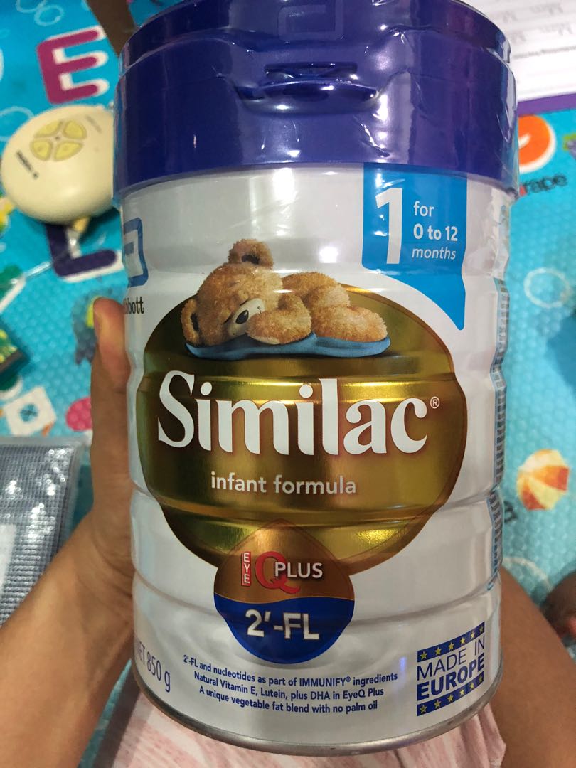 Similac IQ infant formula (0-12 mths), Babies & Kids, Nursing & Feeding ...