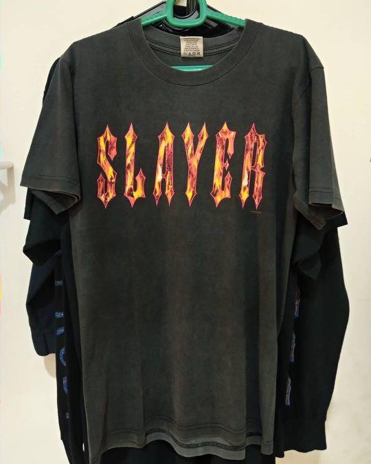 Slayer “Eternal”, Fesyen Pria, Pakaian , Atasan di Carousell