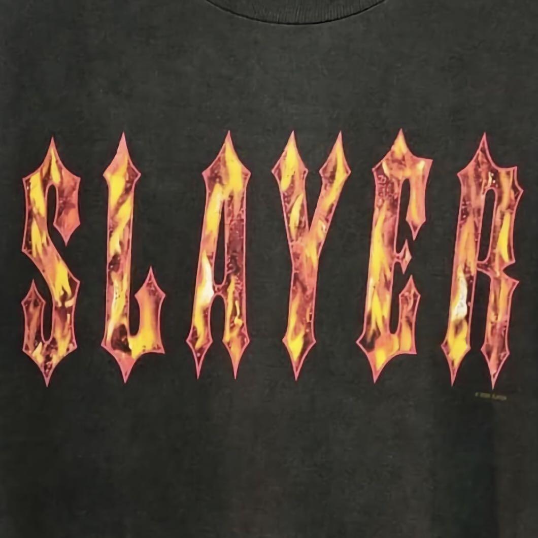 Slayer “Eternal”, Fesyen Pria, Pakaian , Atasan di Carousell