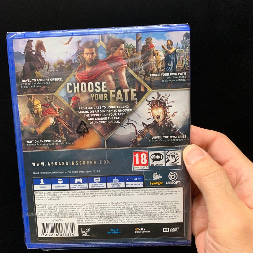 Sony ps4 assassin creed odyssey, Video Gaming, Video Games, PlayStation ...