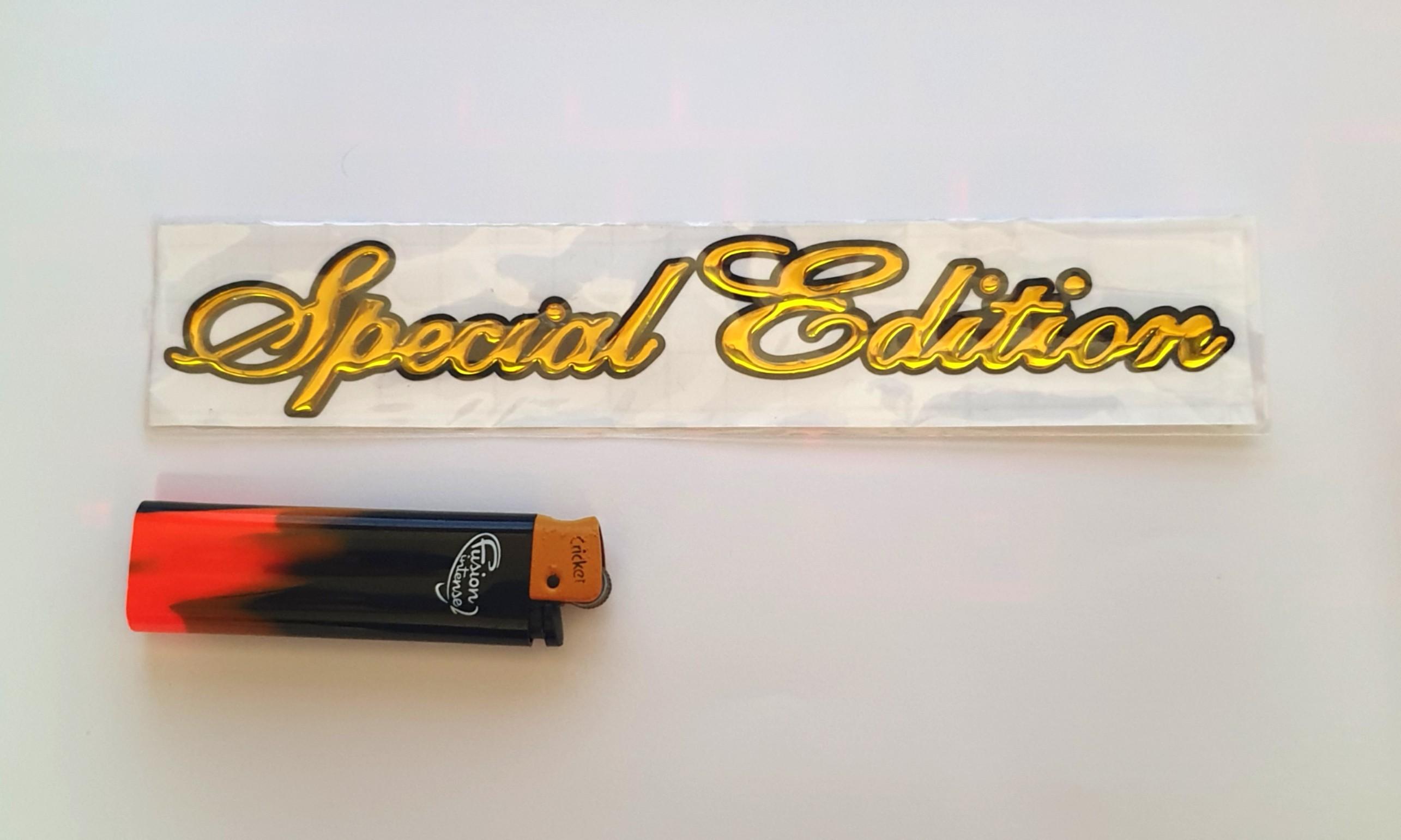 Special Edition Emblem (Embossed), Motorcycles, Motorcycle Accessories ...