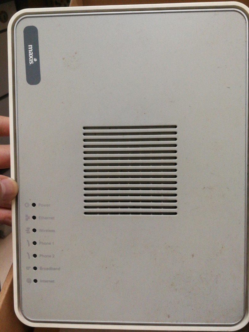 Thomson Gateway TG784N (provided by maxis fibre), Computers & Tech ...