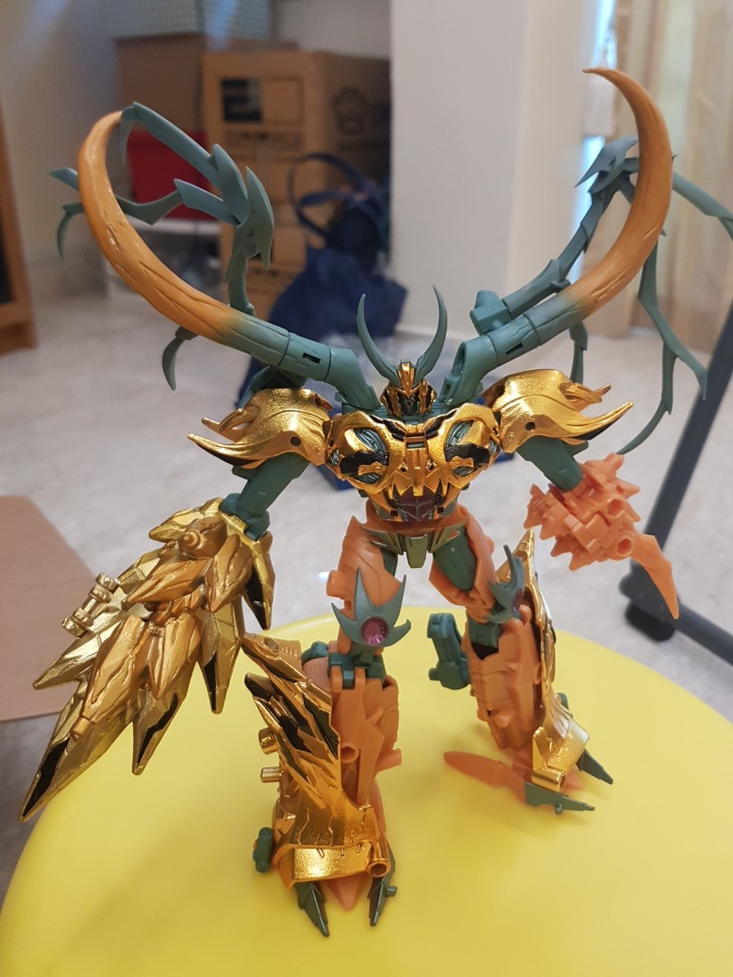 Transformers Prime Gaia Unicron, Toys & Games, Bricks & Figurines on ...