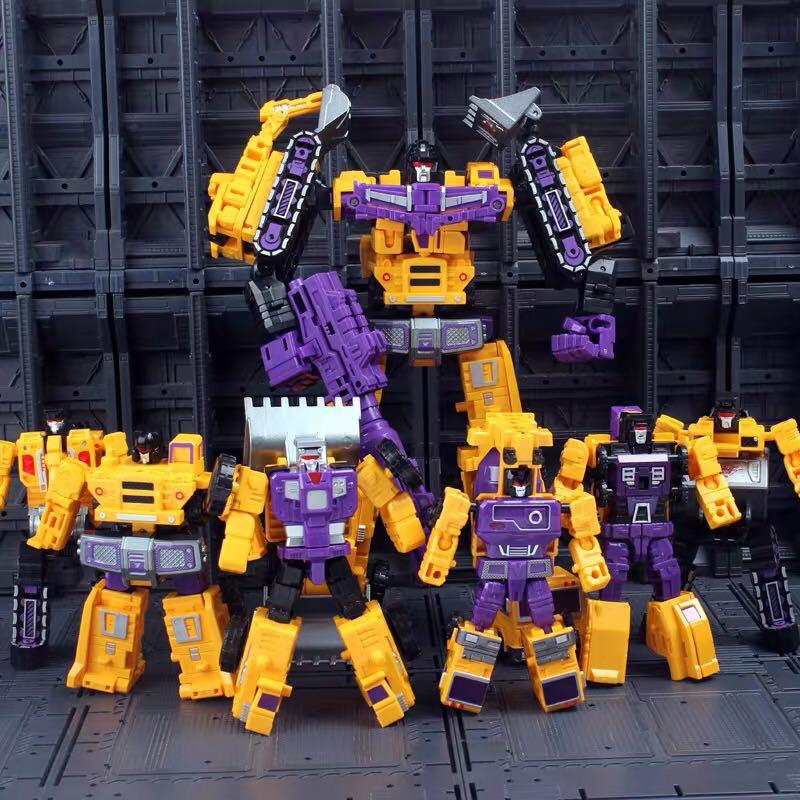 Transformers Yuexing Yue Xing Xing Bian Zhan Shen - Yellow Devastator ...
